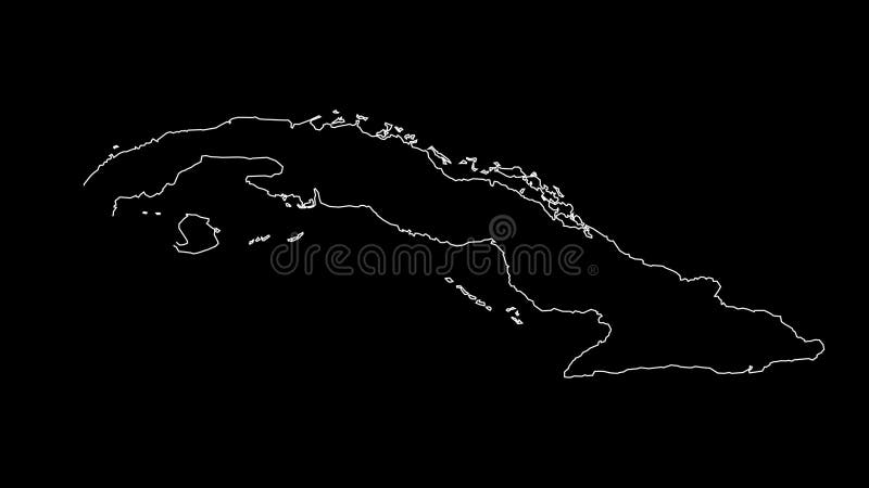 Cuba Border Map Intro Animation Stock Video - Video of trip, animation ...