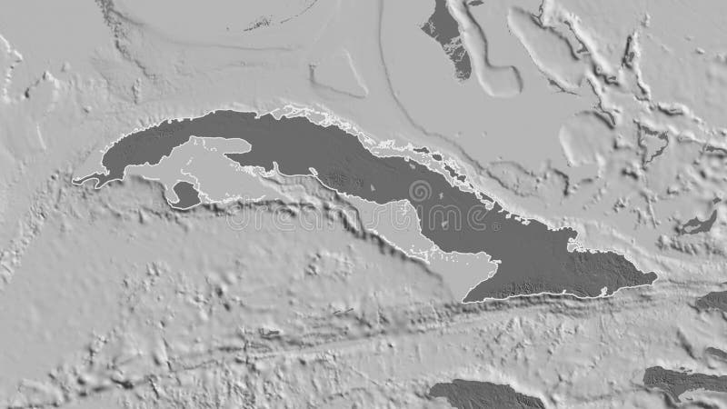 Cuba - overview. Bilevel stock illustration. Illustration of landscape ...