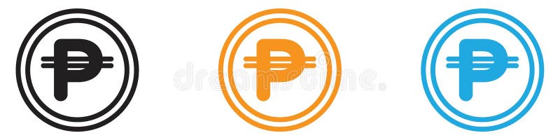 Cuba Peso Icon Vector Logo Set Collection for Web App Ui Stock ...