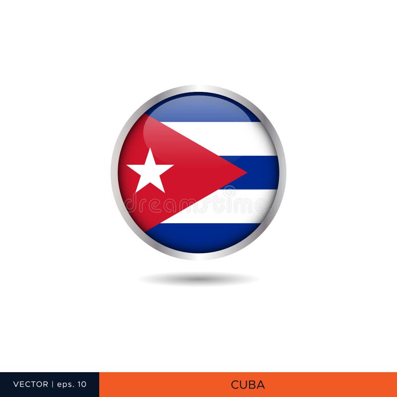 Cuba round logo. stock vector. Illustration of colorful - 174741959