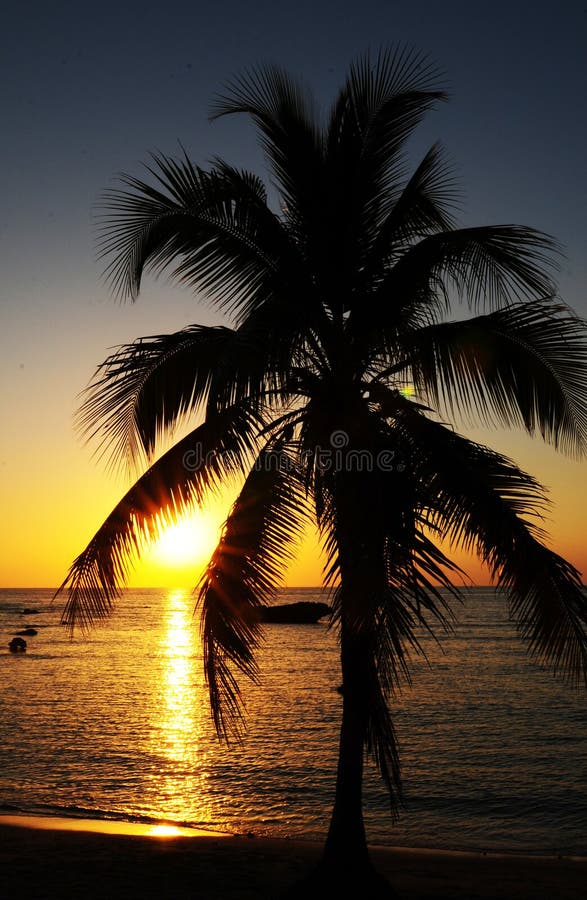 Cuba: Sunset at the Beach of Trinidad City Stock Image - Image of ...