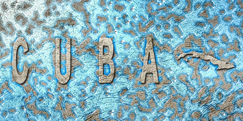 Cuba Water Management Concept Stock Illustration - Illustration of ...