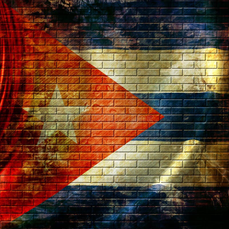 Cubaanse Vlag stock illustratie. Illustration of cubaans - 2314071