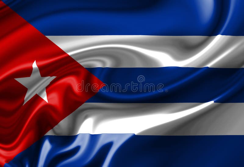 Cubaanse Vlag stock illustratie. Illustration of cubaans - 2314071
