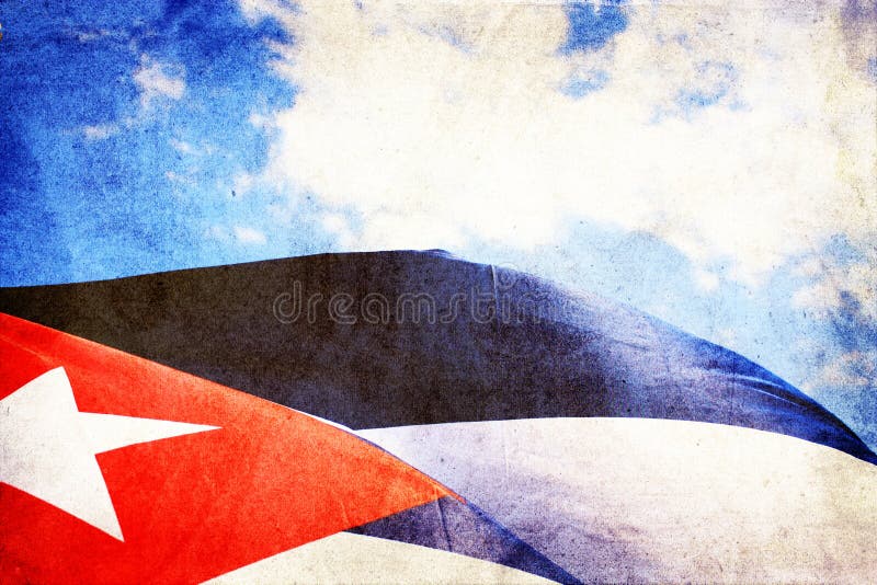 Cubaanse Vlag stock illustratie. Illustration of cubaans - 2314071