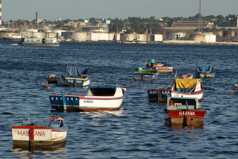 Cuban boats stock image. Image of havana, colorful, boats - 63416137
