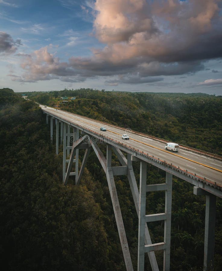 Cuban Bridge Connecting Two Settlements Stock Photo - Image of freeway ...