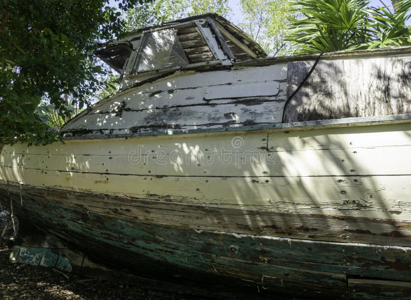 Cuban Chug Boat in Key West. Stock Image - Image of immigration, wood ...