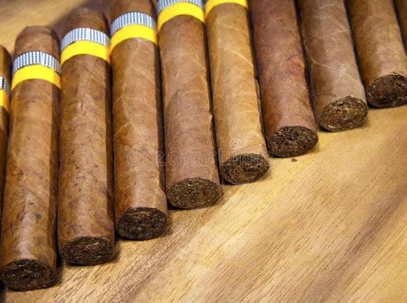 The Cuban Cigars, Hand Made Stock Image - Image of luxury, cigars: 62583891