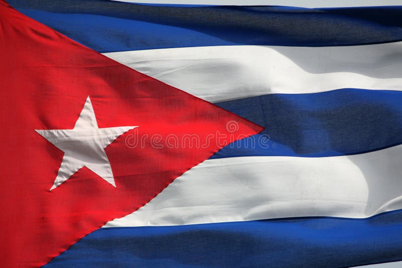 Cuban Flag stock photo. Image of america, caribbean, textile - 27247496
