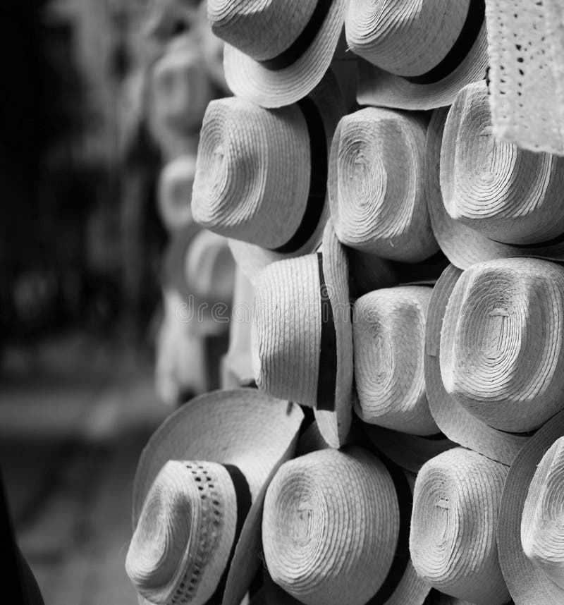 Cuban hats stock image. Image of havana, white, black - 77528337