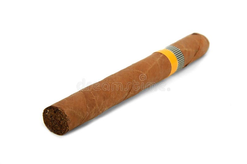Cuban Large Cigar stock photo. Image of handmade, puff - 3803662