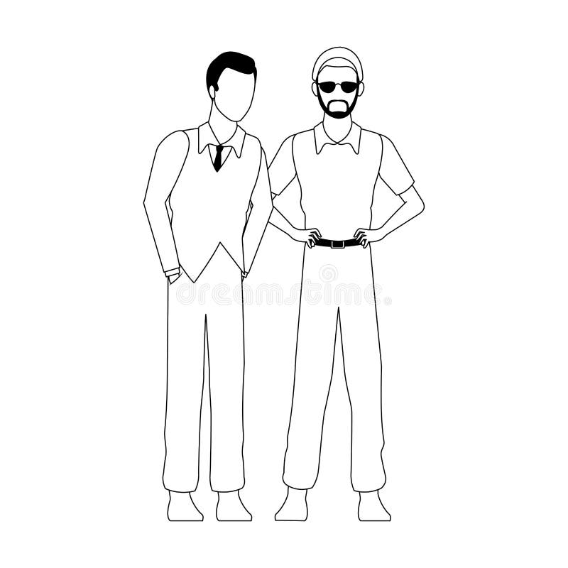 Cuban Men Icon, Flat Design Stock Vector - Illustration of live ...