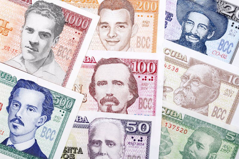 Cuban Pesos a Business Background Stock Photo - Image of notes ...