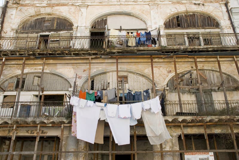 Cuban Poverty stock image. Image of habana, facade, cuba - 11345691