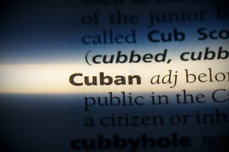 Cuban stock photo. Image of linguistic, highlight, isolated - 161578206