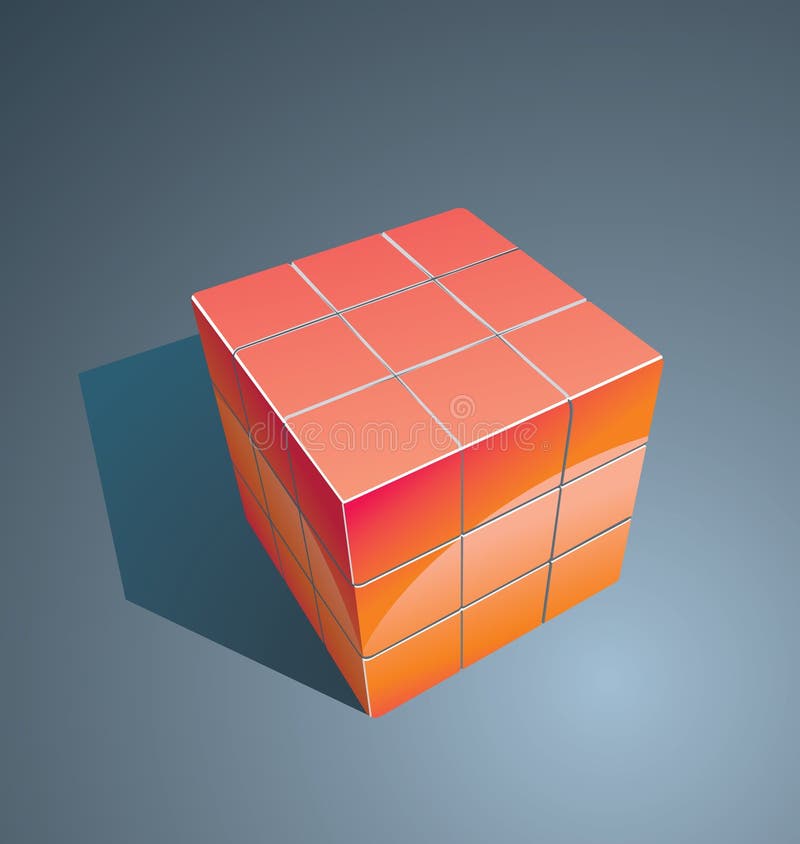 Cube stock vector. Illustration of graphic, design, vector - 10662338