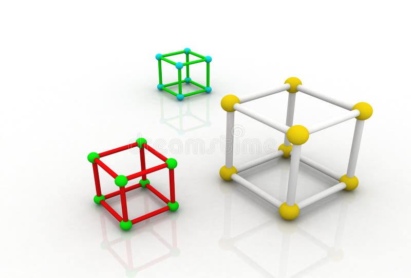 Cube stock illustration. Illustration of particle, game - 15936790