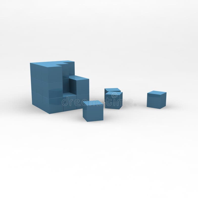 Cube stock illustration. Illustration of element, cube - 371859