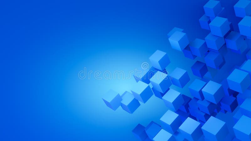 Cube Abstract Geometric Background Stock Illustration - Illustration of ...