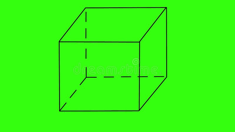 Cube Animation. Green Screen Stock Video - Video of animation, square: 281024733