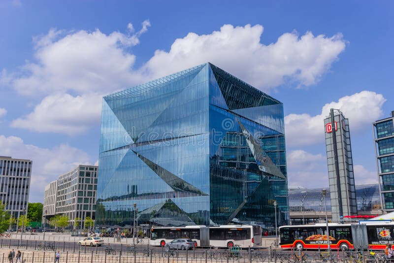 Cube Berlin Office Building Editorial Photography - Image of glass ...