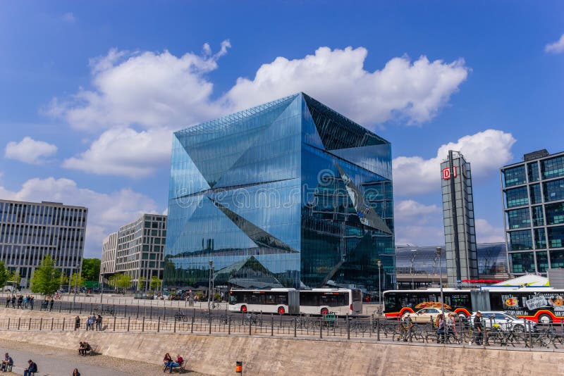Cube Berlin Office Building Editorial Image - Image of glass, project ...