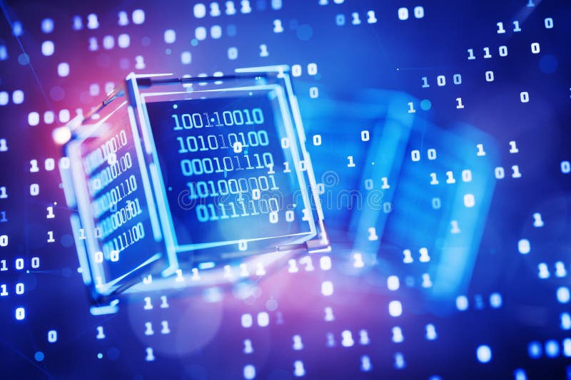 Computer and Digital Marketing Design Stock Illustration - Illustration of media, computer: 79876983