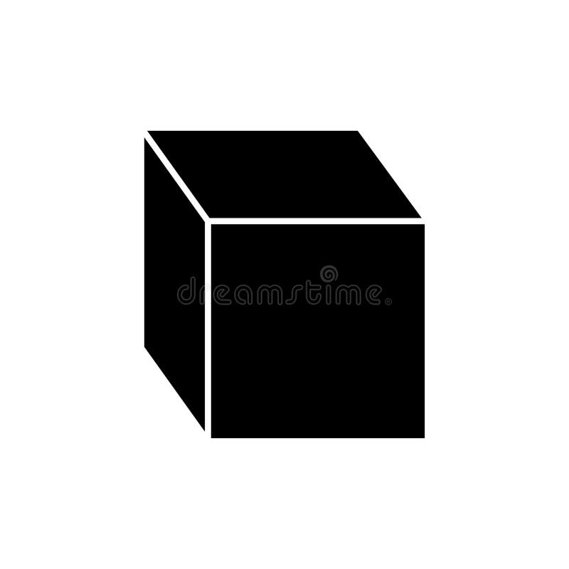 Cube box icon simple stock illustration. Illustration of design - 331194860