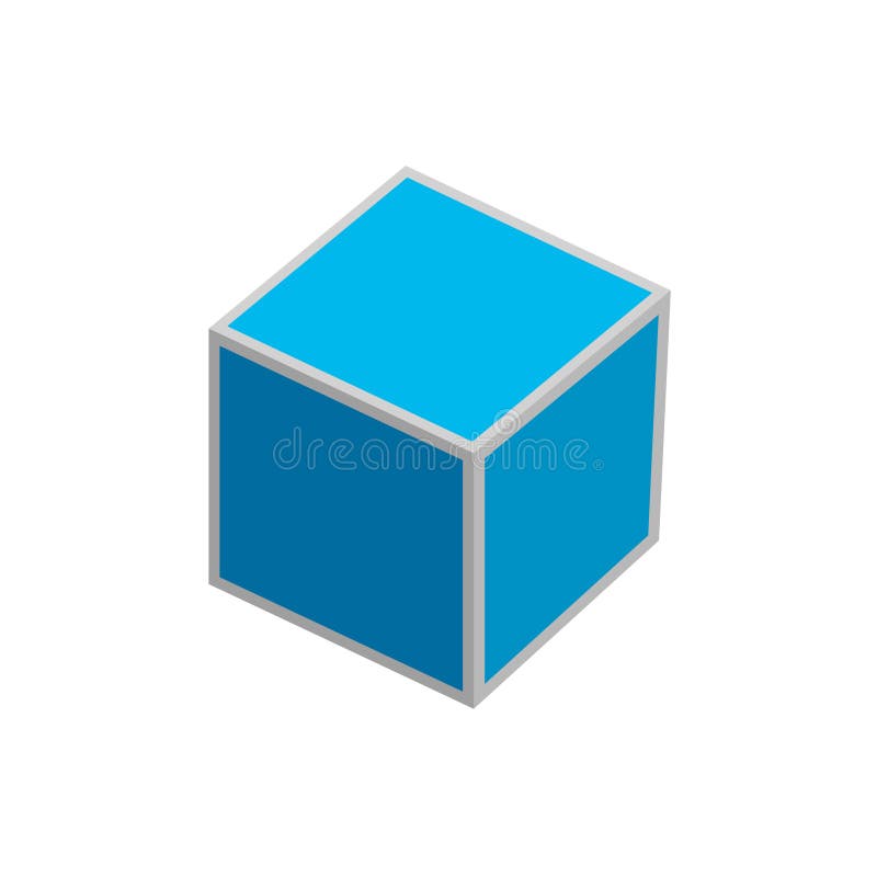 Cube box illustration stock vector. Illustration of design - 144317641