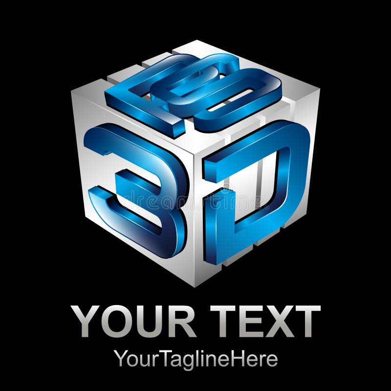 3d Letter Box Logo Stock Illustrations – 1,191 3d Letter Box Logo Stock ...