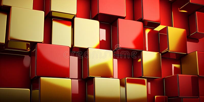 Cube Boxes Background Wallpaper with Copy Space Stock Illustration ...
