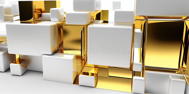 Cube Boxes Background Wallpaper with Copy Space Stock Illustration ...
