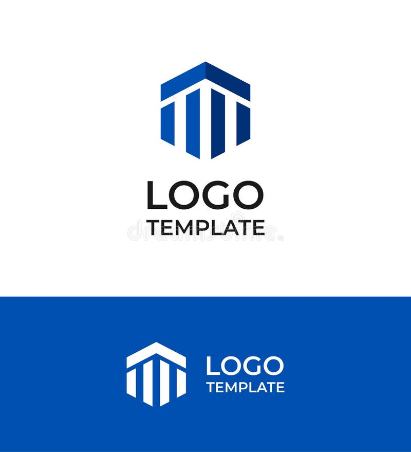 Cube Building Logo Template Stock Illustration - Illustration of ...