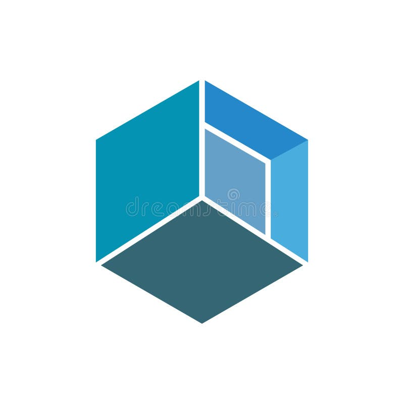 Cube business vector stock vector. Illustration of symbol - 251262194