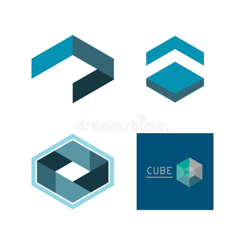 Cube business vector stock vector. Illustration of geometric - 251744371