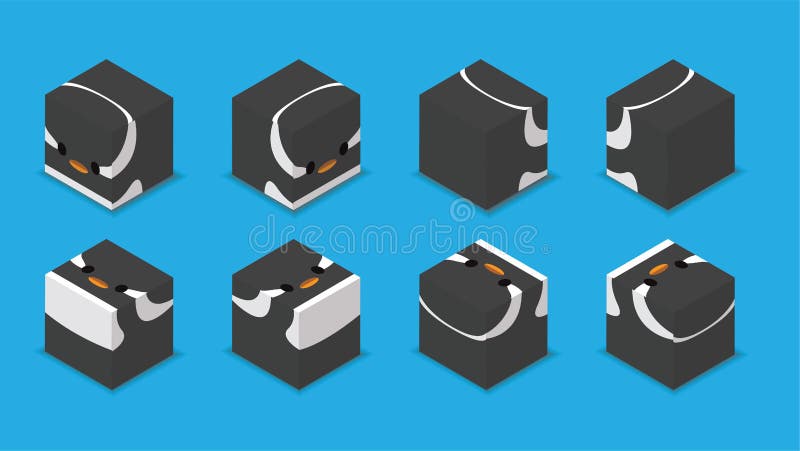 Animal Dice 3D Character Gentoo Penguin Cartoon Vector Stock Vector ...