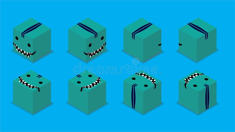 Animal Dice 3D Character Animal Dinosaur Dilophosaurus Cartoon Vector ...