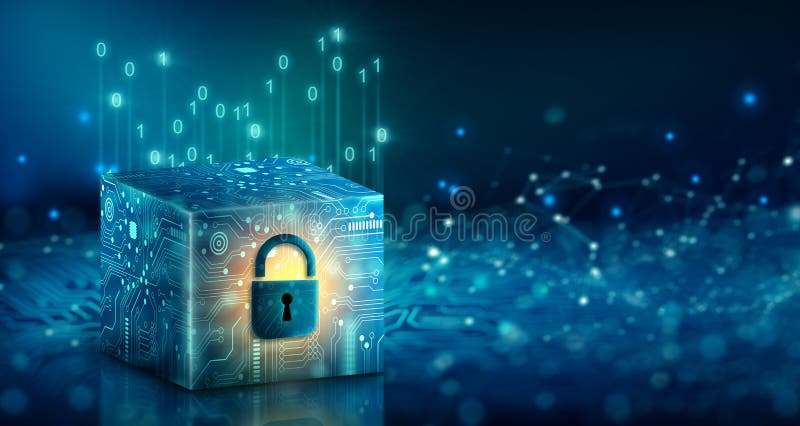 Cube Computing Technology with Padlock. Cloud Data and Internet ...