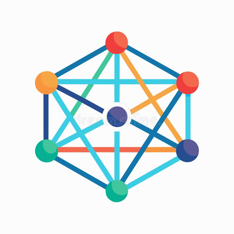 A Cube Containing Three Balls, Representing Geometric Shapes for ...