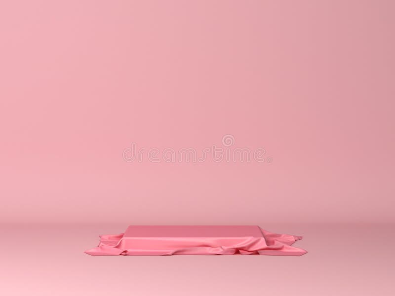 Cube Covered with Piece of Cloth Stock Illustration - Illustration of ...