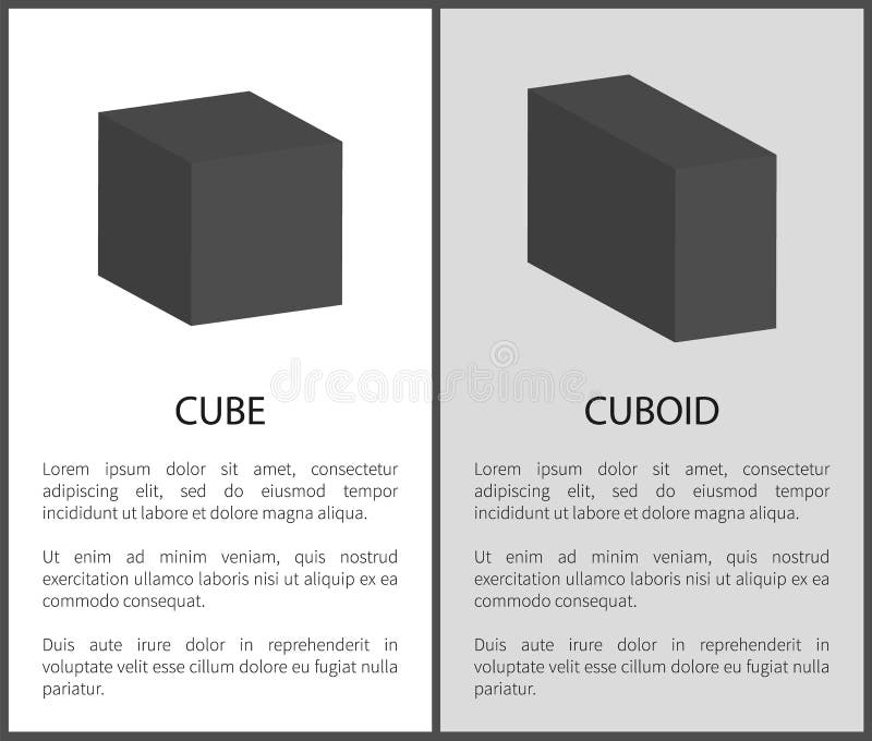 Cuboid Shape Stock Illustrations – 610 Cuboid Shape Stock Illustrations ...