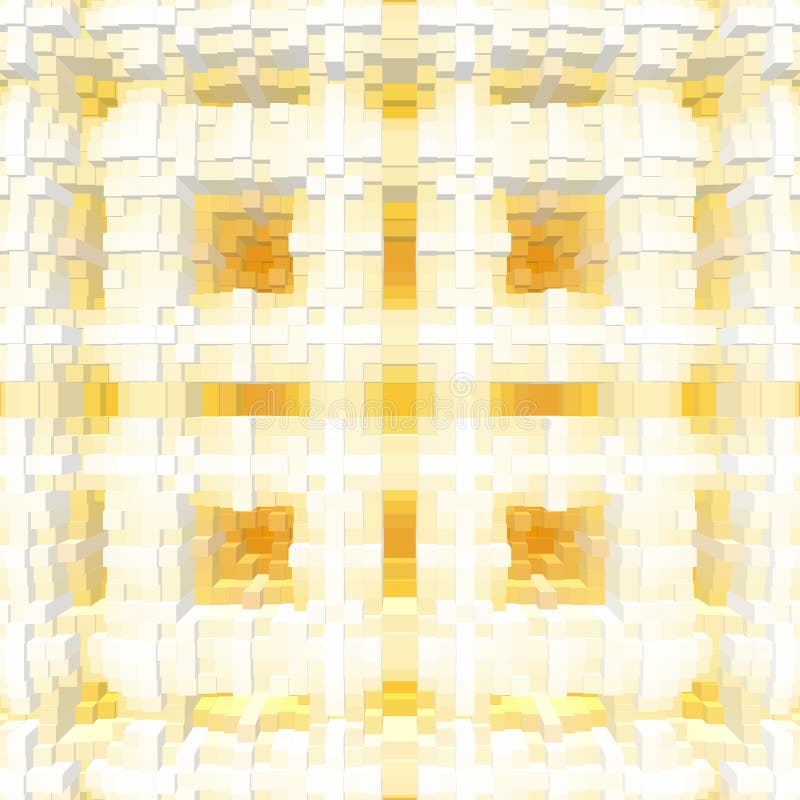Cube 3d Extrude Symmetry Background, Design Geometric Stock ...