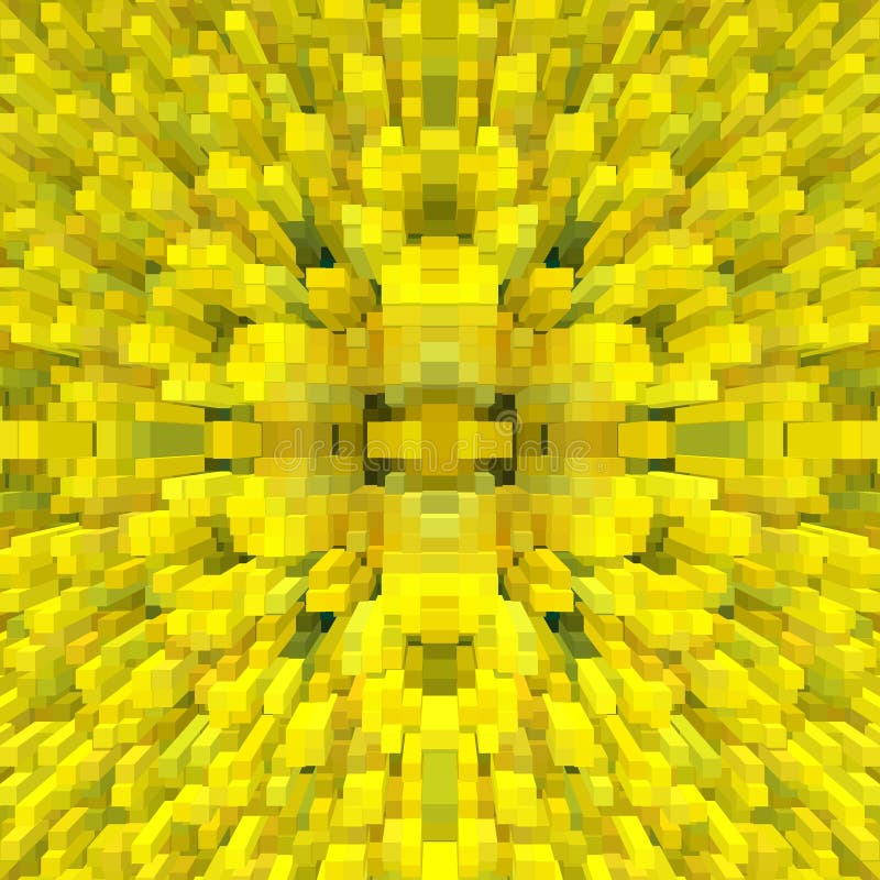 Cube 3d Extrude Symmetry Background, Design Simple Stock Illustration ...