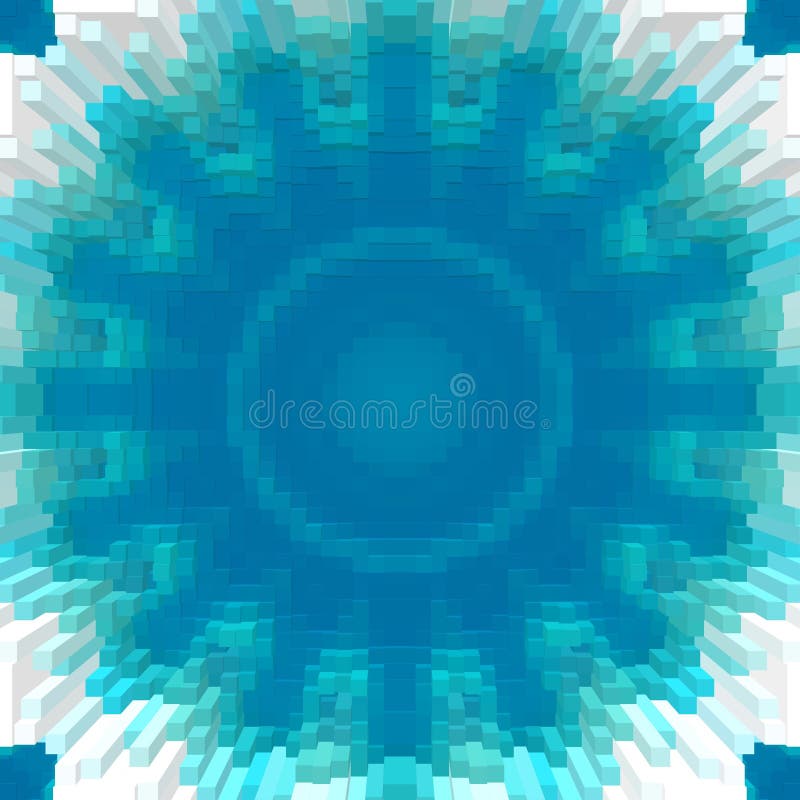 Cube 3d Extrude Symmetry Background, Design Texture Stock Illustration ...