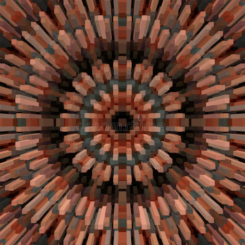 Cube 3d Extrude Symmetry Background, Geometry Simple Stock Illustration ...