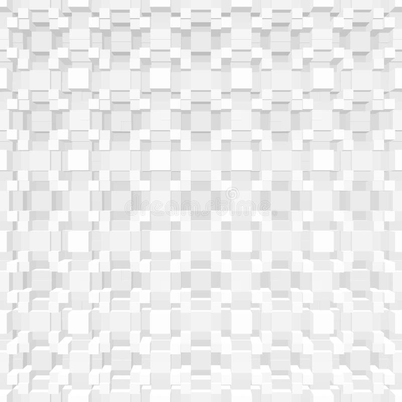 Cube 3d Extrude Symmetry Background, Geometry Simple Stock Illustration ...