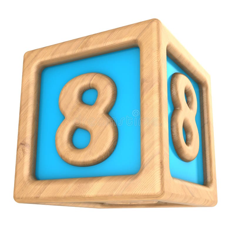 Cube 8 stock illustration. Illustration of alphabet, font - 78249210