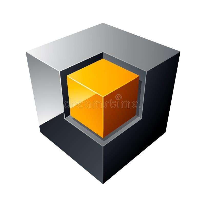 Cube 3d Design stock vector. Illustration of grey, shadow - 18580485 Cube 3d Design stock vector. Illustration of grey, shadow - 18580485