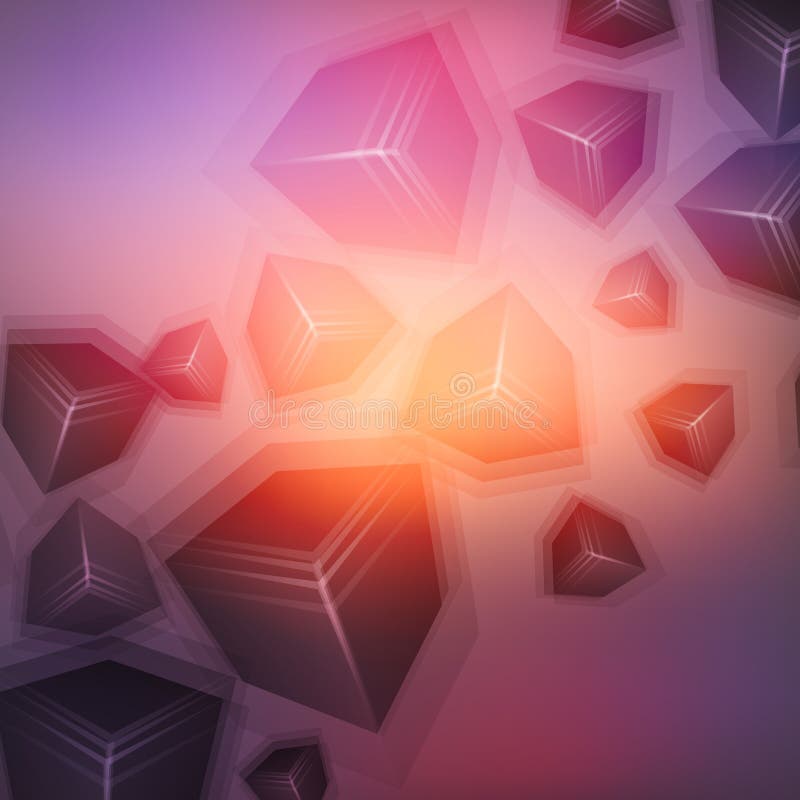 Cube Design stock vector. Illustration of background - 39928654